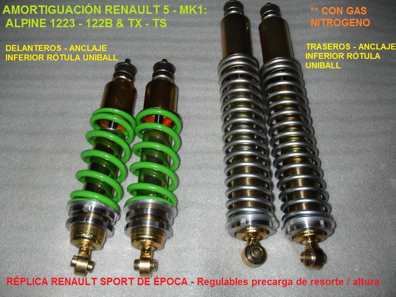 RENAULT 5 ALPINE & COPA – Suspensión | MTA – Motorsport